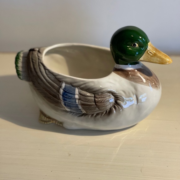 Otagiri | Accents | Vintage Otagiri Hand Painted Mallard Duck Planter ...